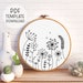 Simple Wildflower Embroidery Pattern Instant Download, Beginner ...