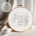 Just One More Chapter Embroidery Pattern Download, Reading Book Decor ...