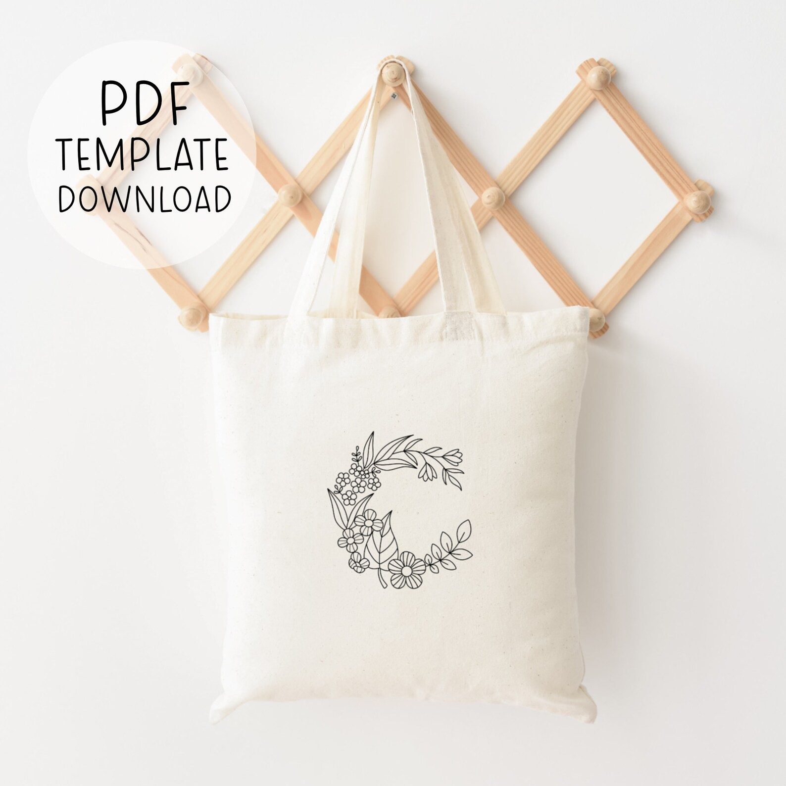 Leaves and Flowers Embroidery Pattern PDF, Easy Hand Embroidery PDF ...