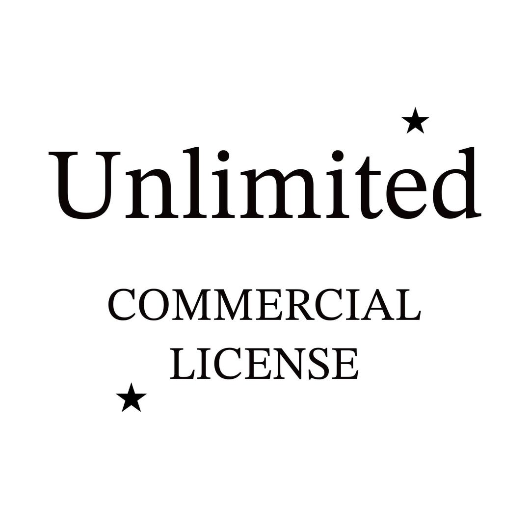 UNLIMITED COMMERCIAL LICENSE - Whole Shop License - No Credit Required ...
