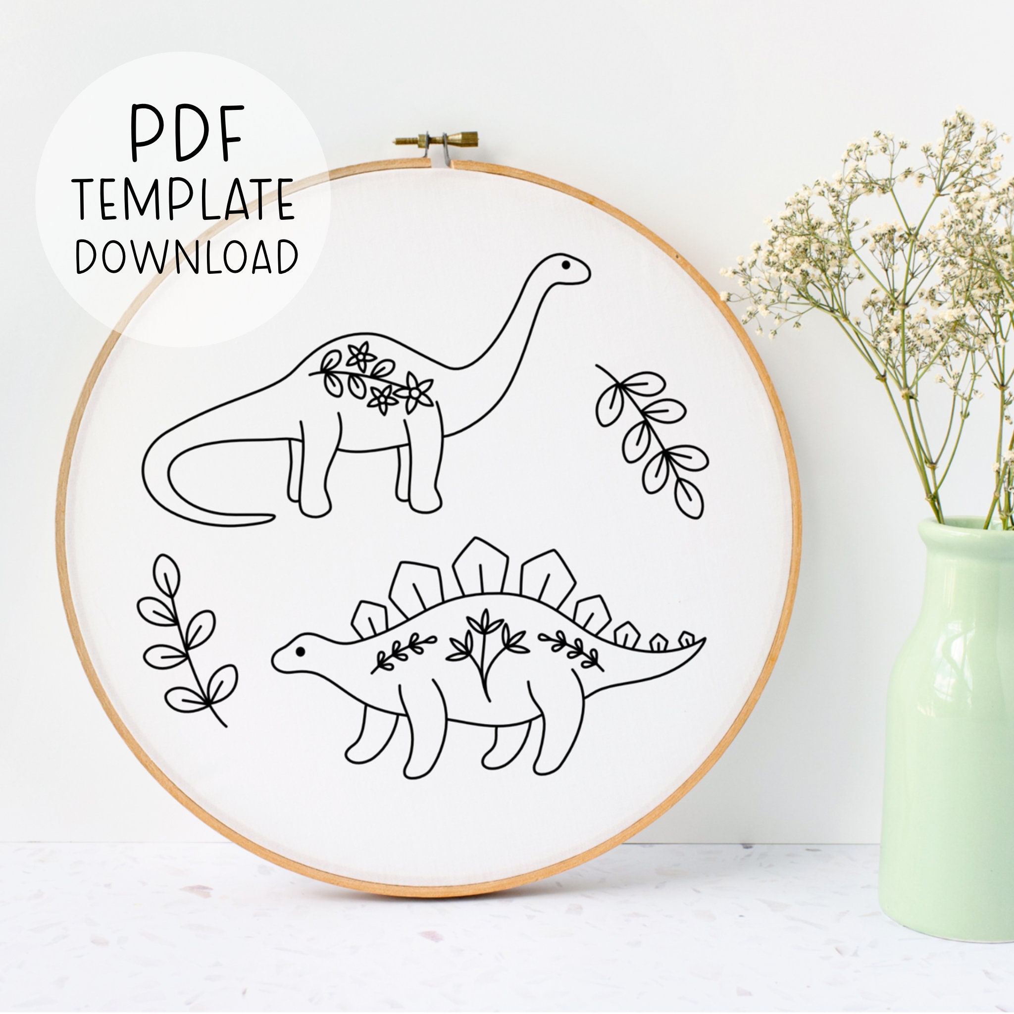 Cute Dinosaur Template