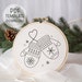 Winter Mittens Embroidery Pattern Download, Handmade Christmas Gift ...