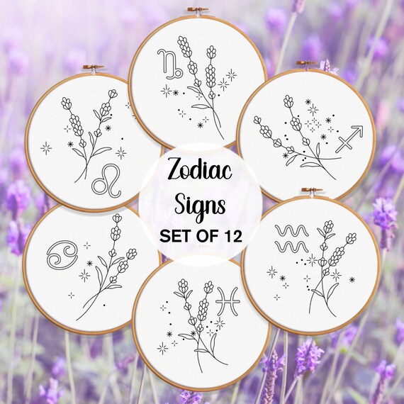 Embroidery zodiac signs 60 photos - Astrologytoyou.com