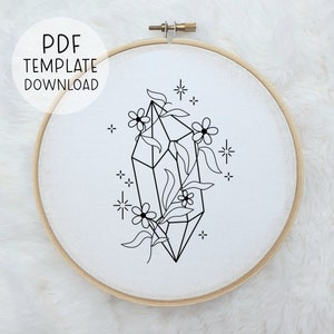 Whimsical Magical Embroidery Pattern BUNDLE Beginner Hand Embroidery ...