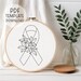 Ribbon Embroidery Pattern Instant Download, Cancer Awareness Ribbon ...