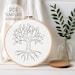 Tree of Life Embroidery Pattern Download PDF, Botanical Embroidery ...