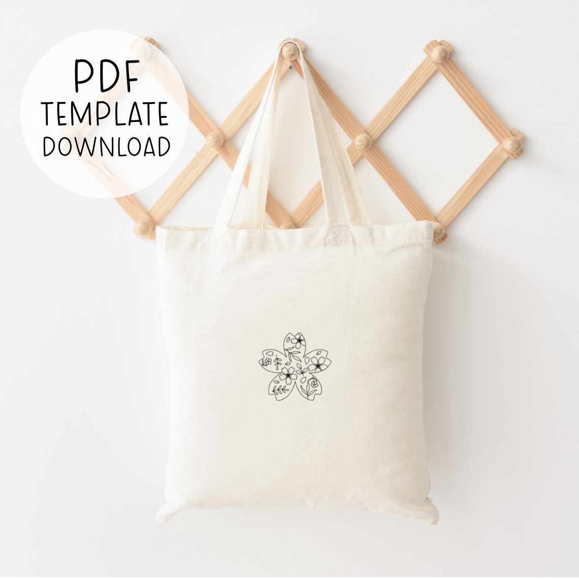 Sakura Silhouette Embroidery Pattern, Flowers Embroidery, Japanese ...
