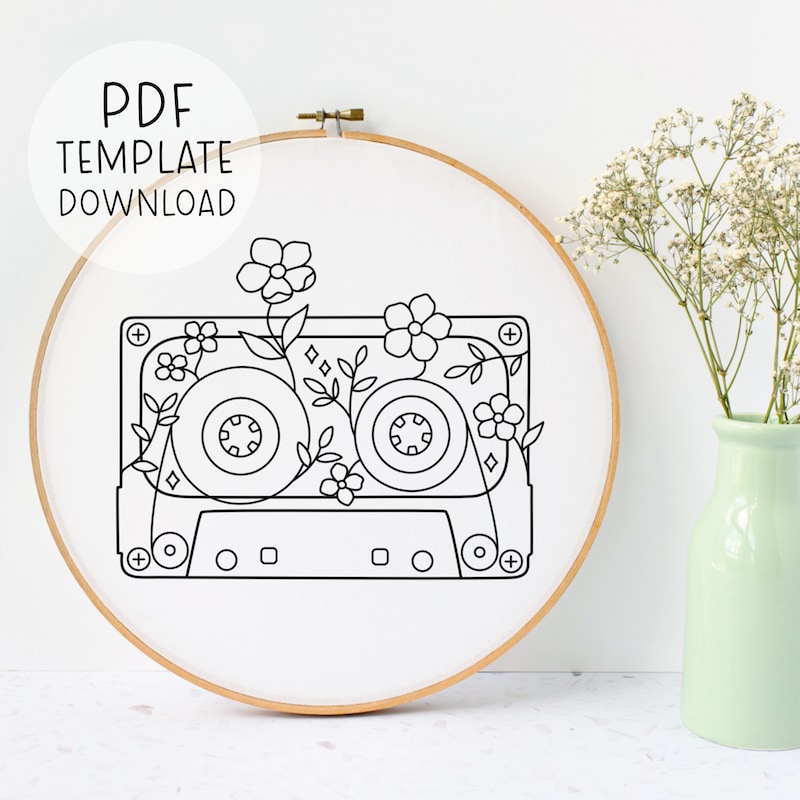 Music Embroidery - Etsy