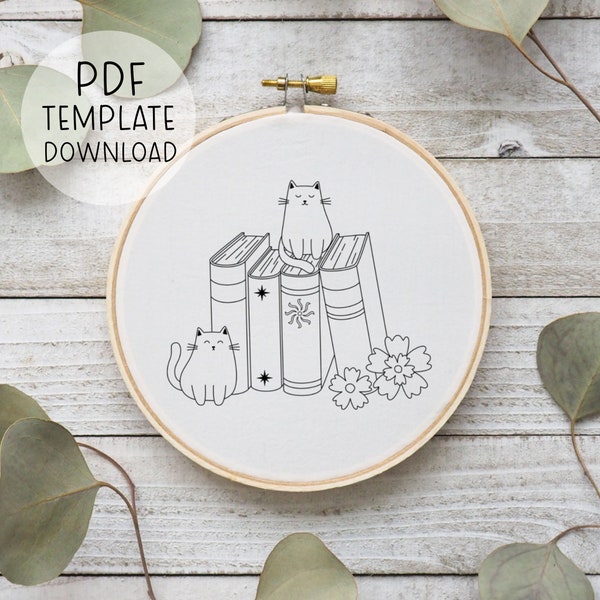 Reading Embroidery - Etsy