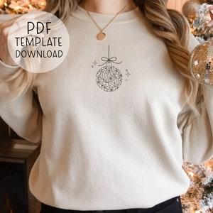 Winter and Christmas Embroidery Pattern Bundle Download, PDF Christmas ...