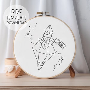Fantasy Embroidery Pattern BUNDLE, Hand Embroidery Patterns Whimsical ...