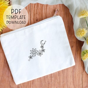 Printable Floral Embroidery Patterns Sheet, Floral Hand Embroidery ...