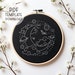 Cosmic Embroidery Pattern Download, Celestial Embroidery, Moon and ...