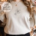 Moon Snowflakes Embroidery Pattern Download, Celestial Christmas Hand ...