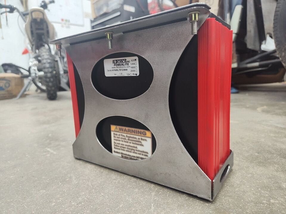 10x4x8 Battery Hold Down Tray Box Mount. Powerlite 16v and Others - Etsy