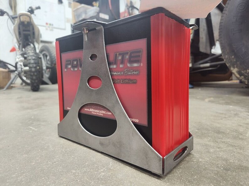10x4x8 Battery Hold Down Tray Box Mount. Powerlite 16v and Others - Etsy