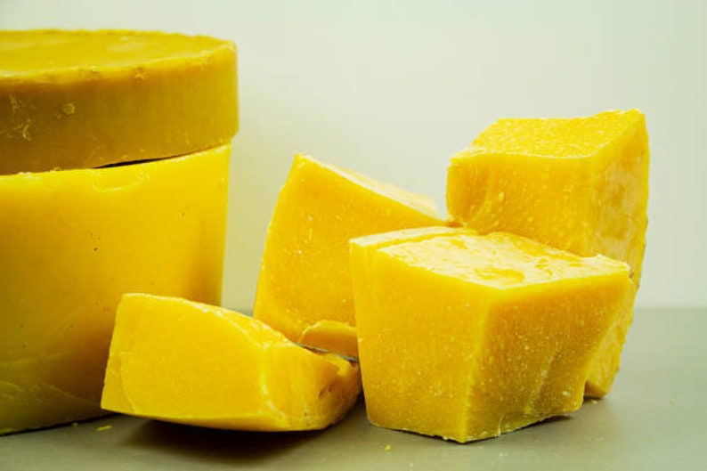 Pure Beeswax Block - Ideal for Crafts and Candle Making / Natural ...