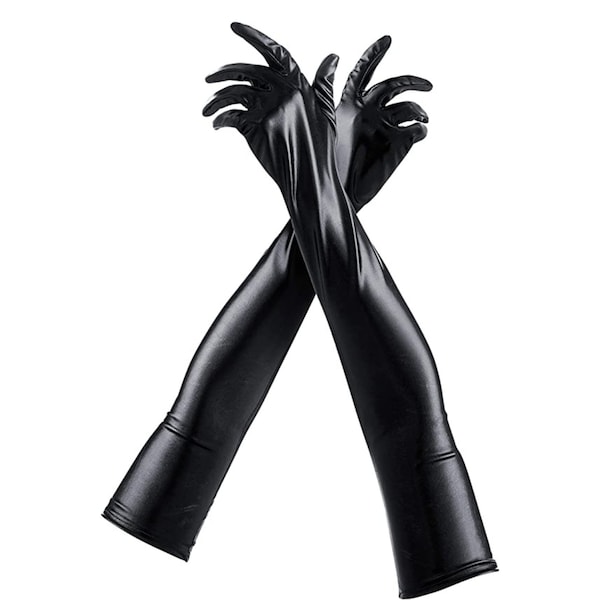 Wet Look Womens Gloves - Etsy