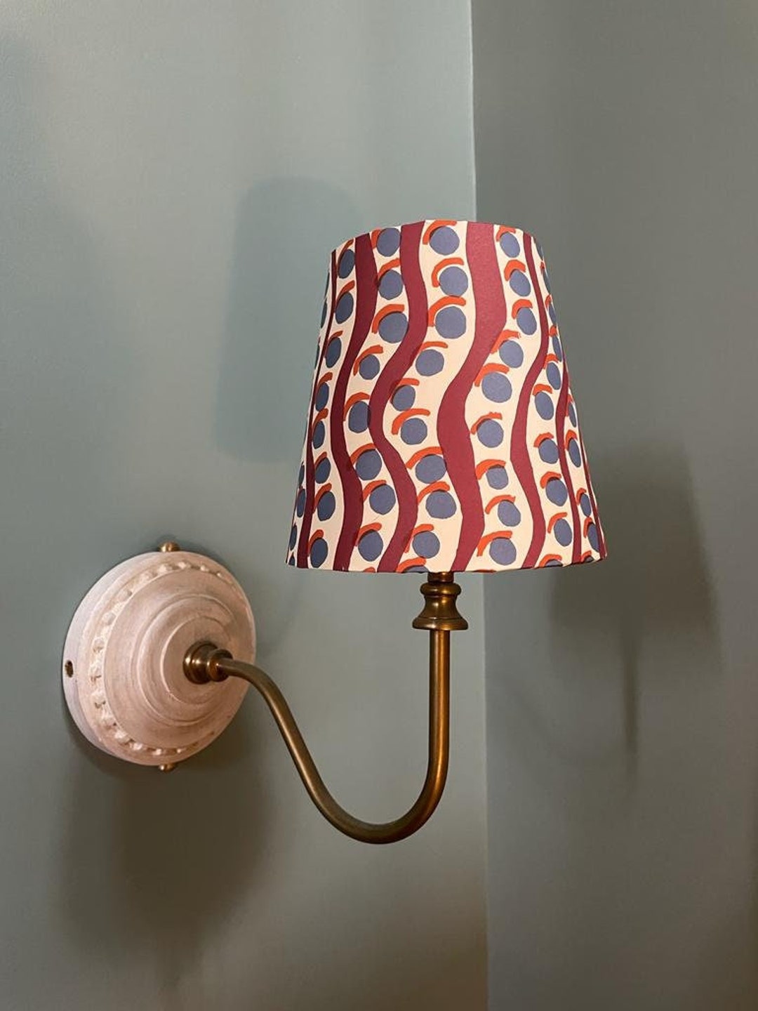 Squiggle & Dot Lampshade (15cm Diameter) - Etsy UK