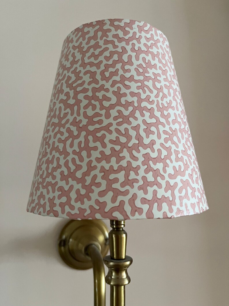 Colefax & Fowler Pink Wendle Lampshade - Etsy UK