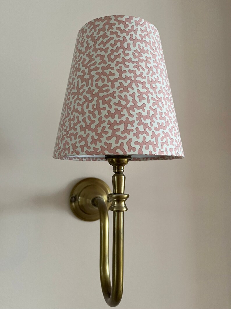Colefax & Fowler Pink Wendle Lampshade - Etsy UK