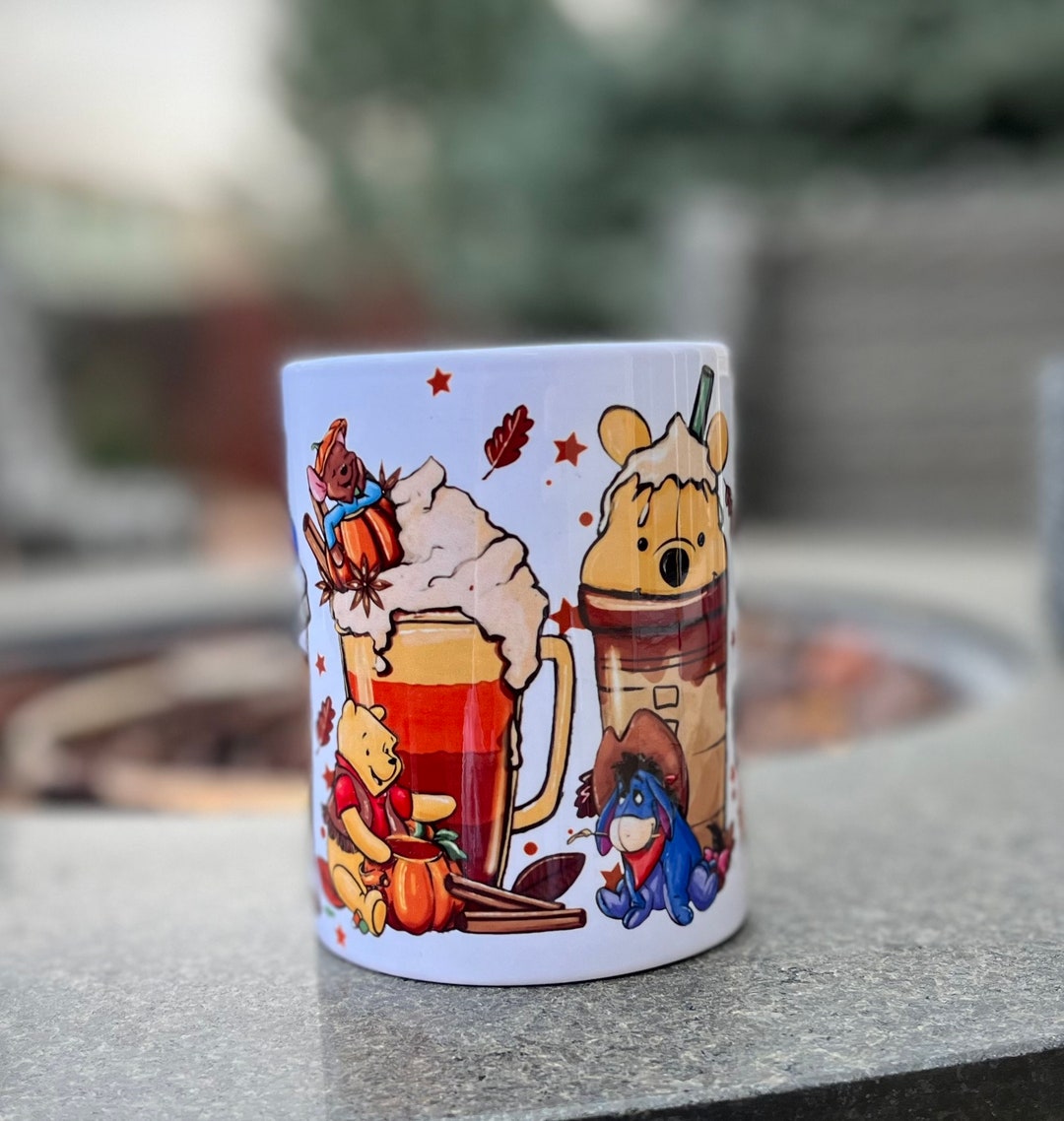 Winnie the Pooh Mug, Nostalgic Design, Fall Coffee Mug, 11 Oz Mug, 15 ...