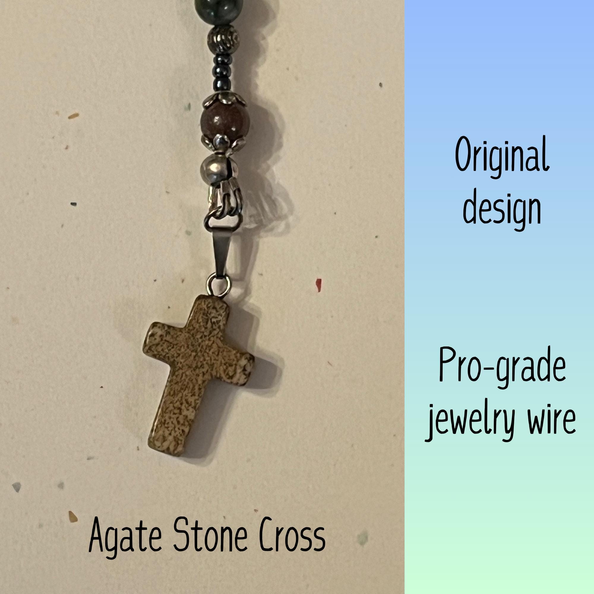 Prayer Beads, Catholic Rosary, Handmade, Prayer Aid, Gemstones - Etsy