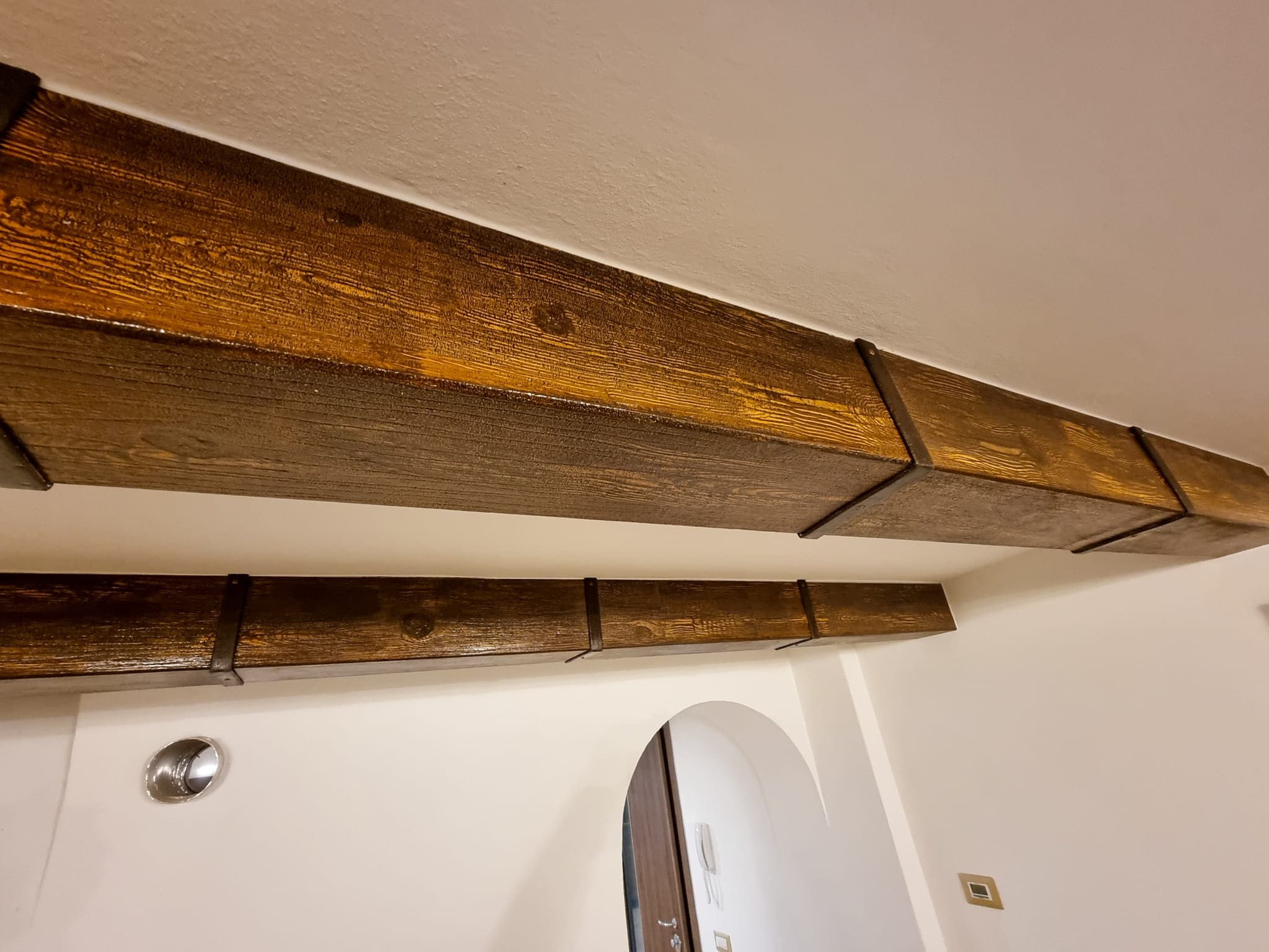 Travi finto legno in polistirene dim.L16xH14 oppure L16xH17 Lunghezza ...