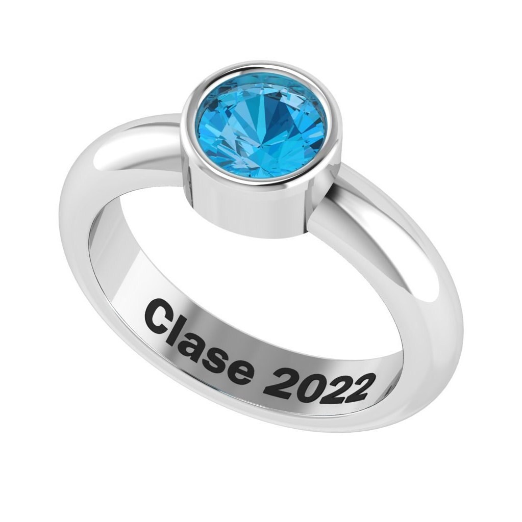 Fully Personalized Class Ring, High School & Collage Ring, 925 Sterling ...