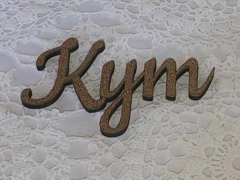 Personalised Wooden Names / Table Name Placement - Etsy