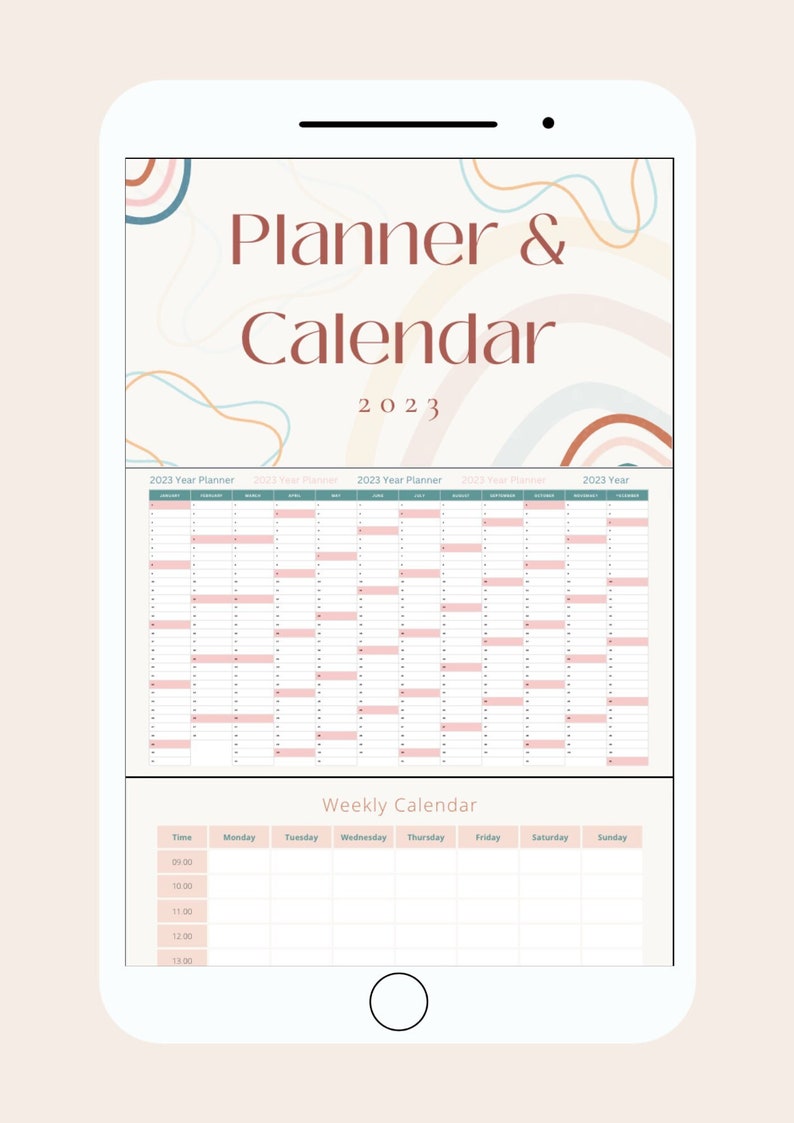 2023 Digital Calendar & Planner - Etsy