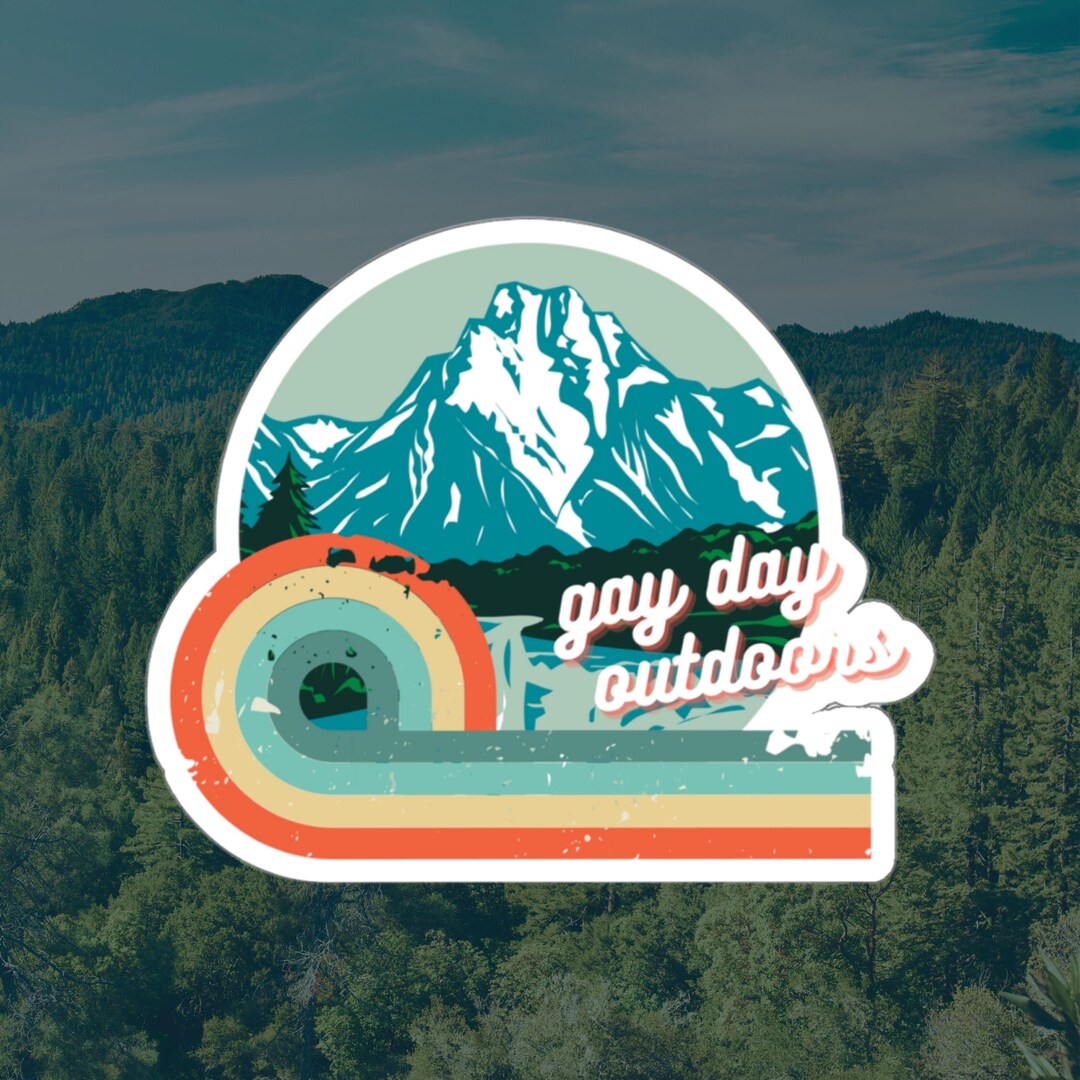 Gay Day Outdoors Logo Vinyl Die-cut Sticker Decal - Etsy