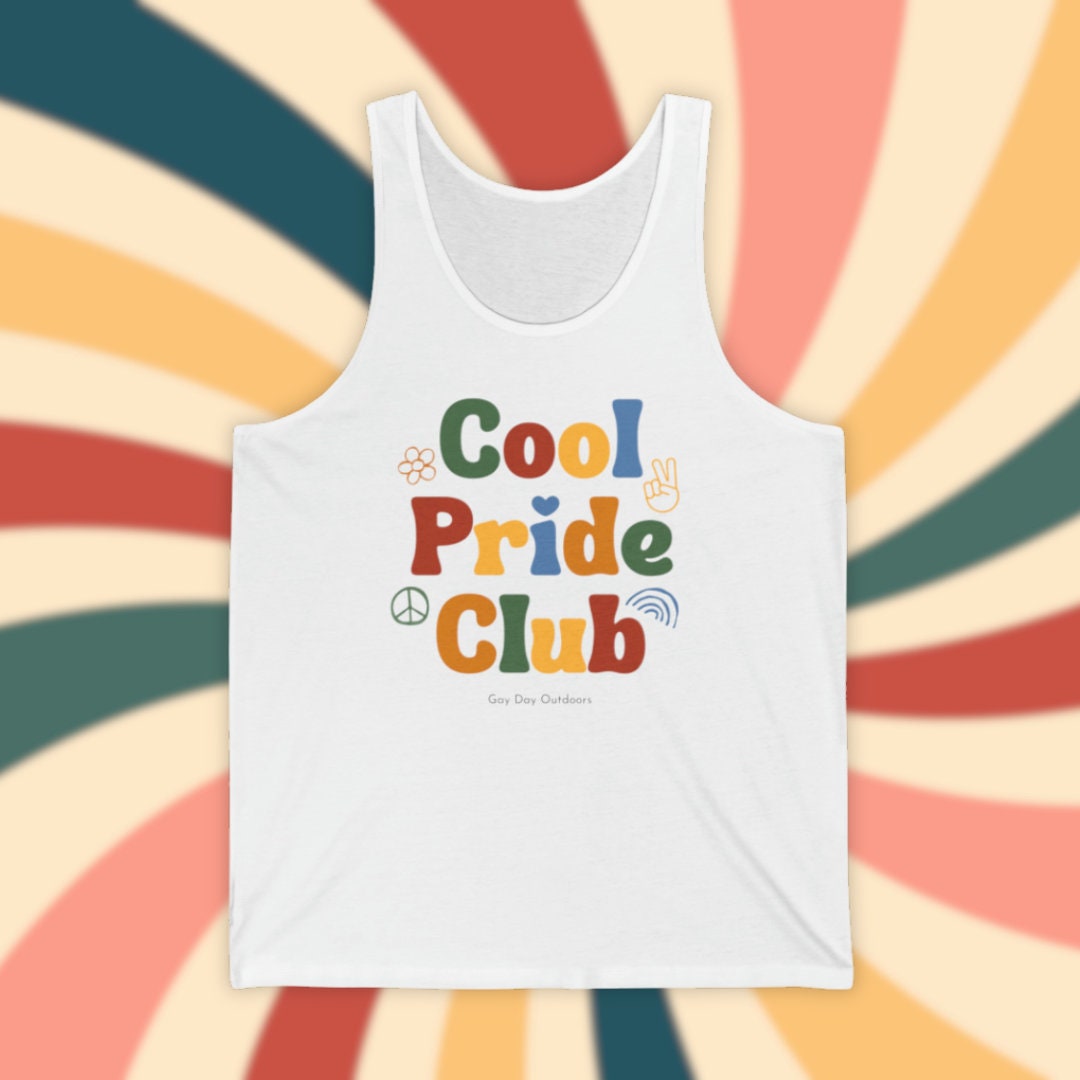 Cool Pride Club Retro Jersey Tank - Etsy