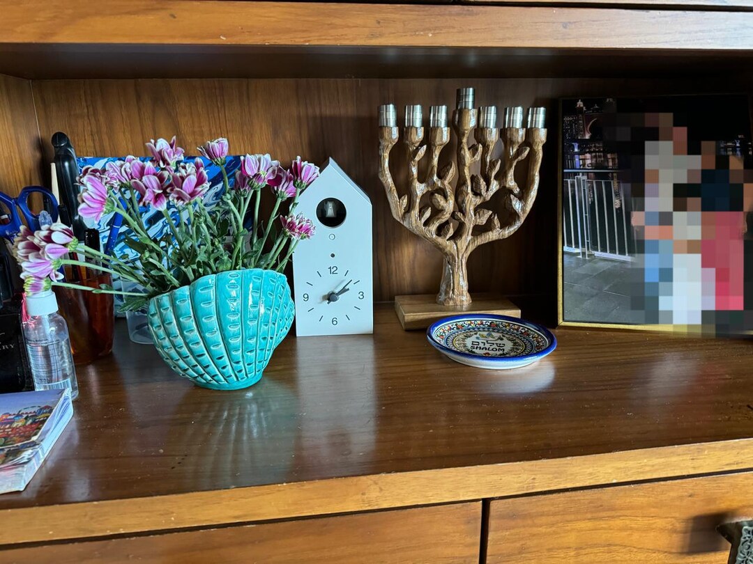 Wooden Menorah Hand Carved - Etsy