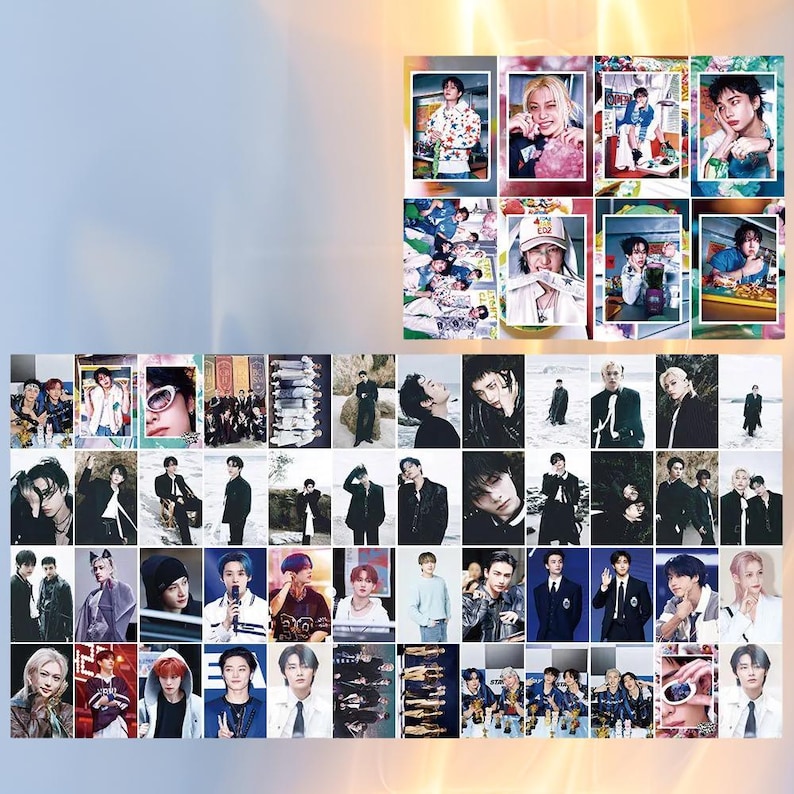 Stray Kids Starlight Supper Club Photocards 55 Pcs, SKZ Season's ...