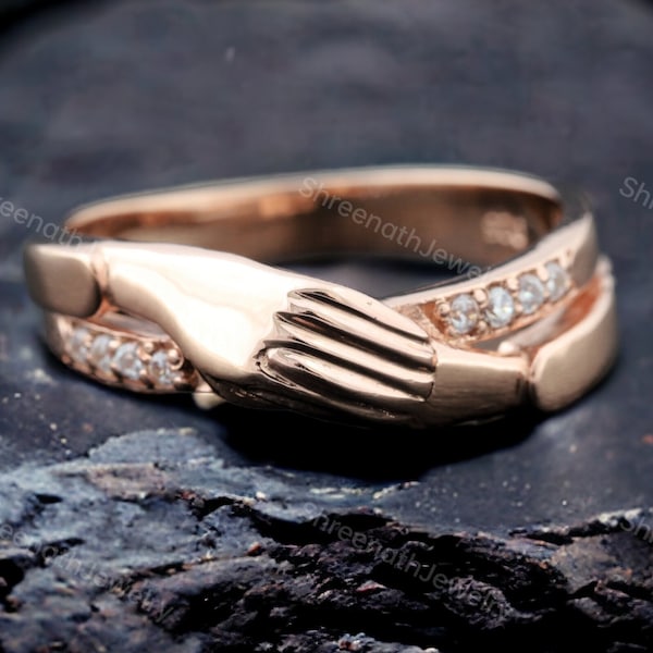 Hug Ring Gold - Etsy