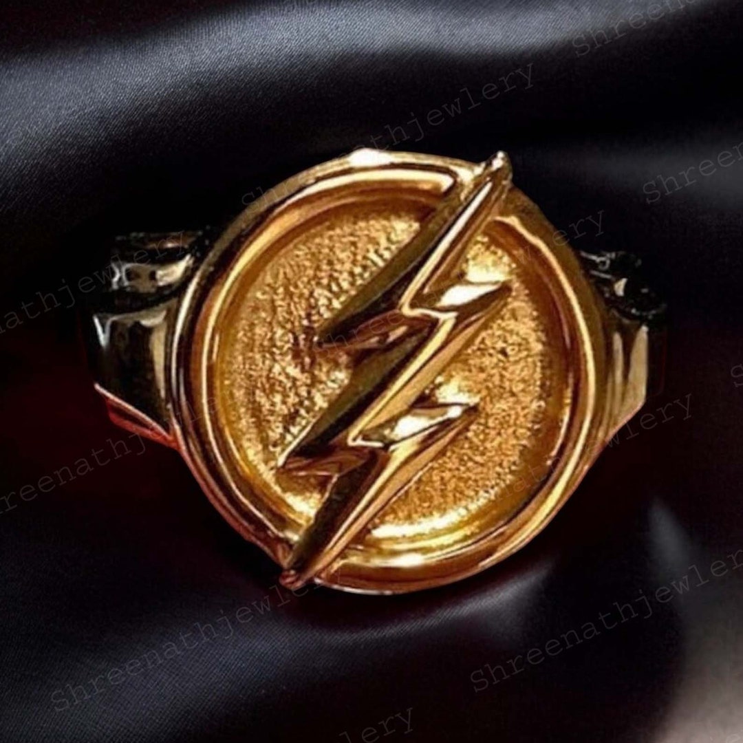Flash Ring,sterling Silver Ring,flash Point Ring,dc Comics,dc Jewelry ...
