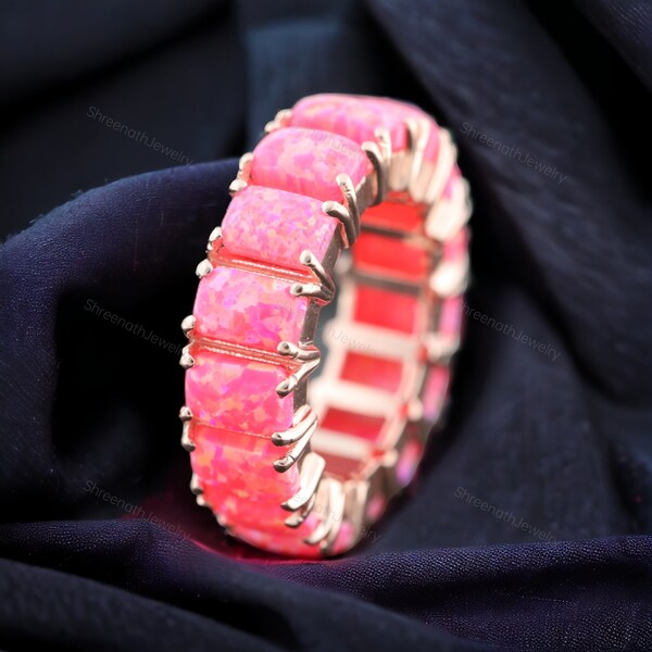 Pink Fire Opal Ring - Etsy