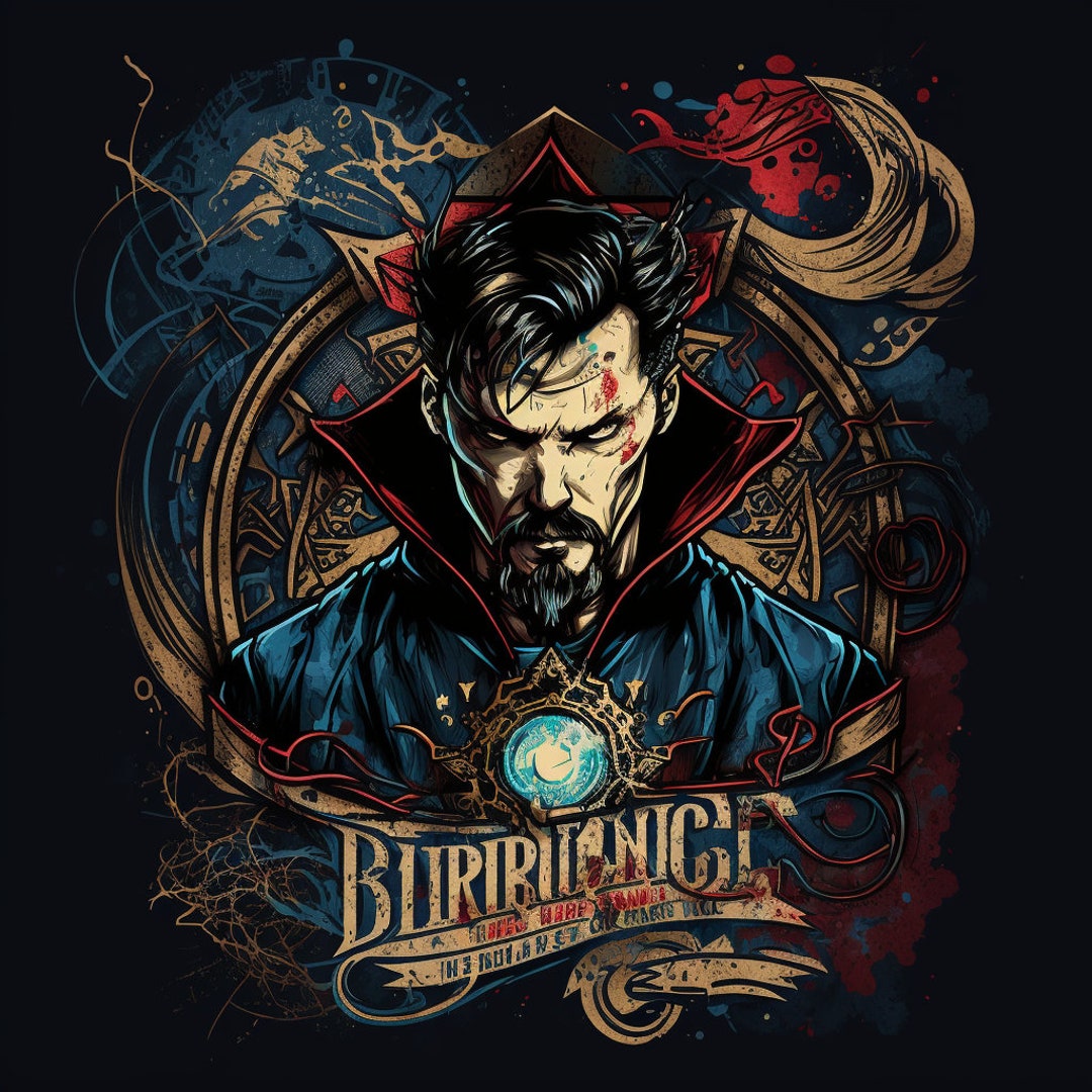 Doctor Strange Png Dr. Strange Fan Art Wallpaper AI - Etsy