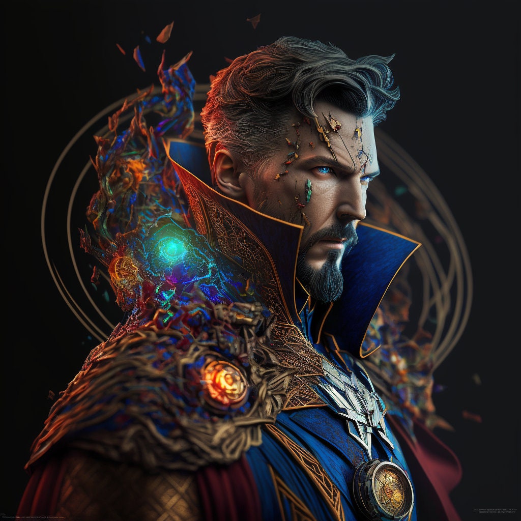 Doctor Strange Png Dr Strange Fan Art Wallpaper Ai Etsy