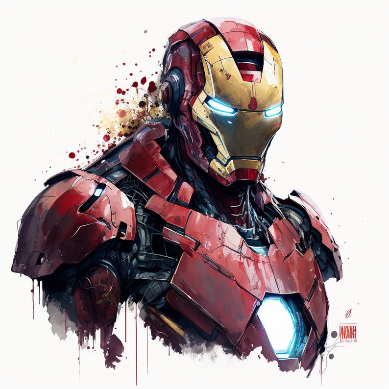 Iron Man Png Iron Man Fan Art Wallpaper AI Designed - Etsy Australia