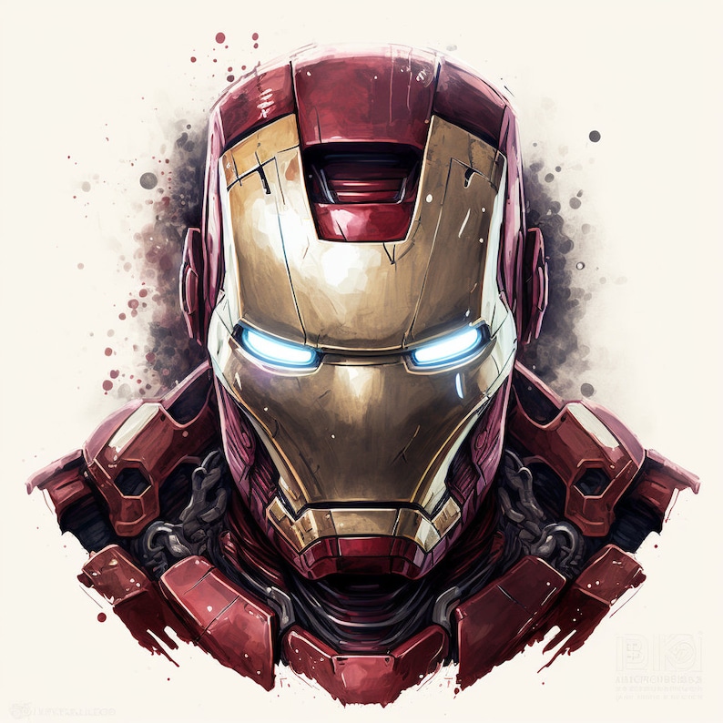 Iron Man Png Iron Man Fan Art Wallpaper AI Designed - Etsy Australia