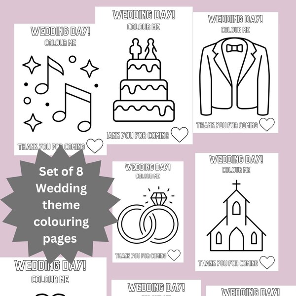 Kids Wedding Activity Kit - Etsy