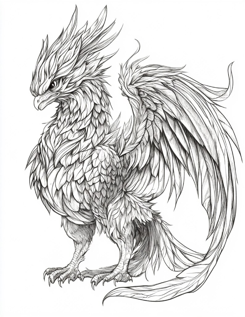 Mythical Creatures Clipart Bundle: Fantasy Animal PNG & JPG Files (PDF ...