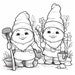 Five Great Gnomes to Color - Etsy Canada