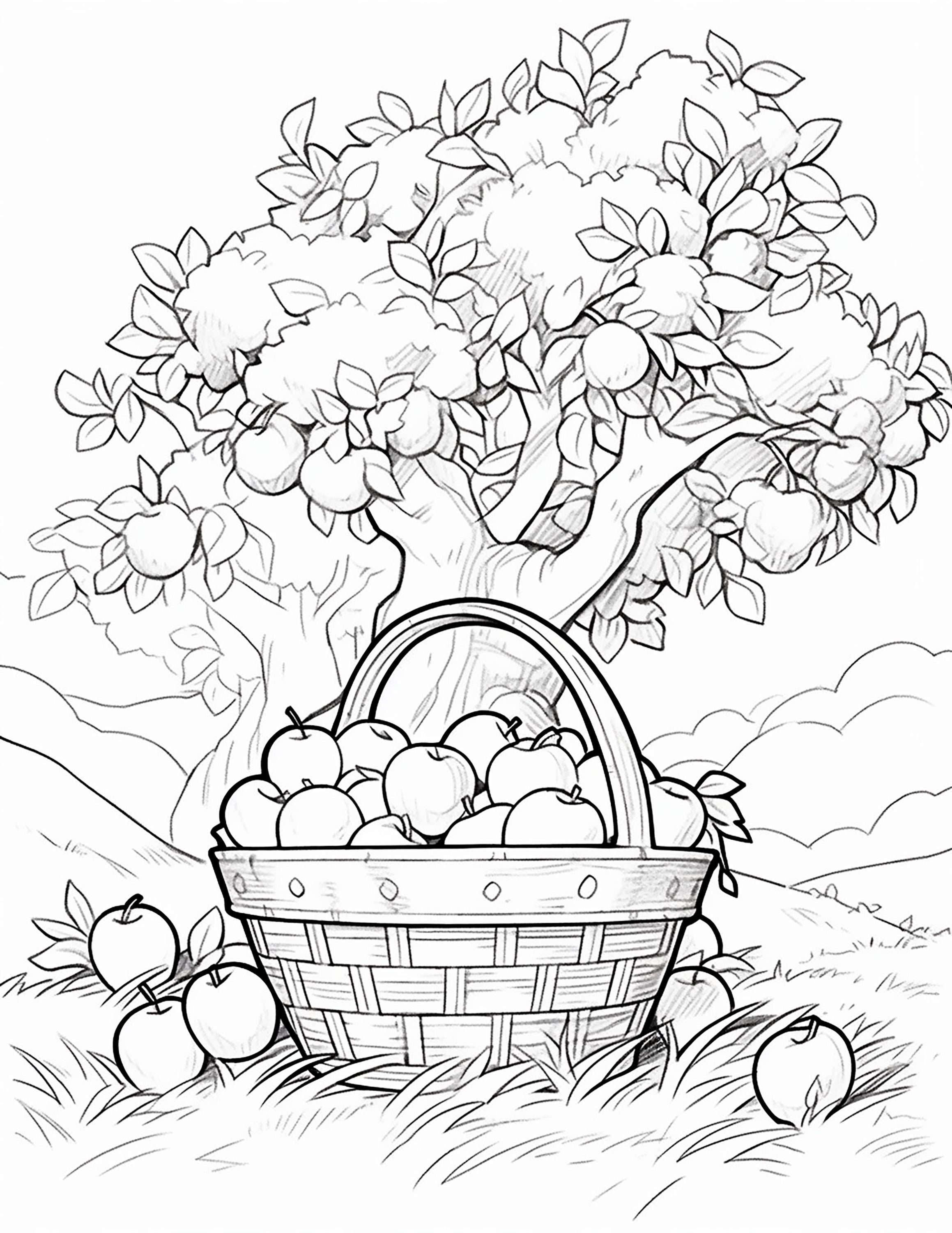 110 Cozy Autumn Coloring Pages | Instant Download PDF With Link to JPG ...