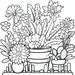 10 X Garden Flower Pages to Color - Etsy
