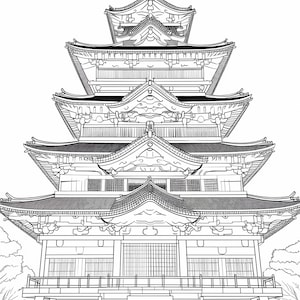 Japanese & Chinese Building Illustrations: 100 Ancient Architecture ...