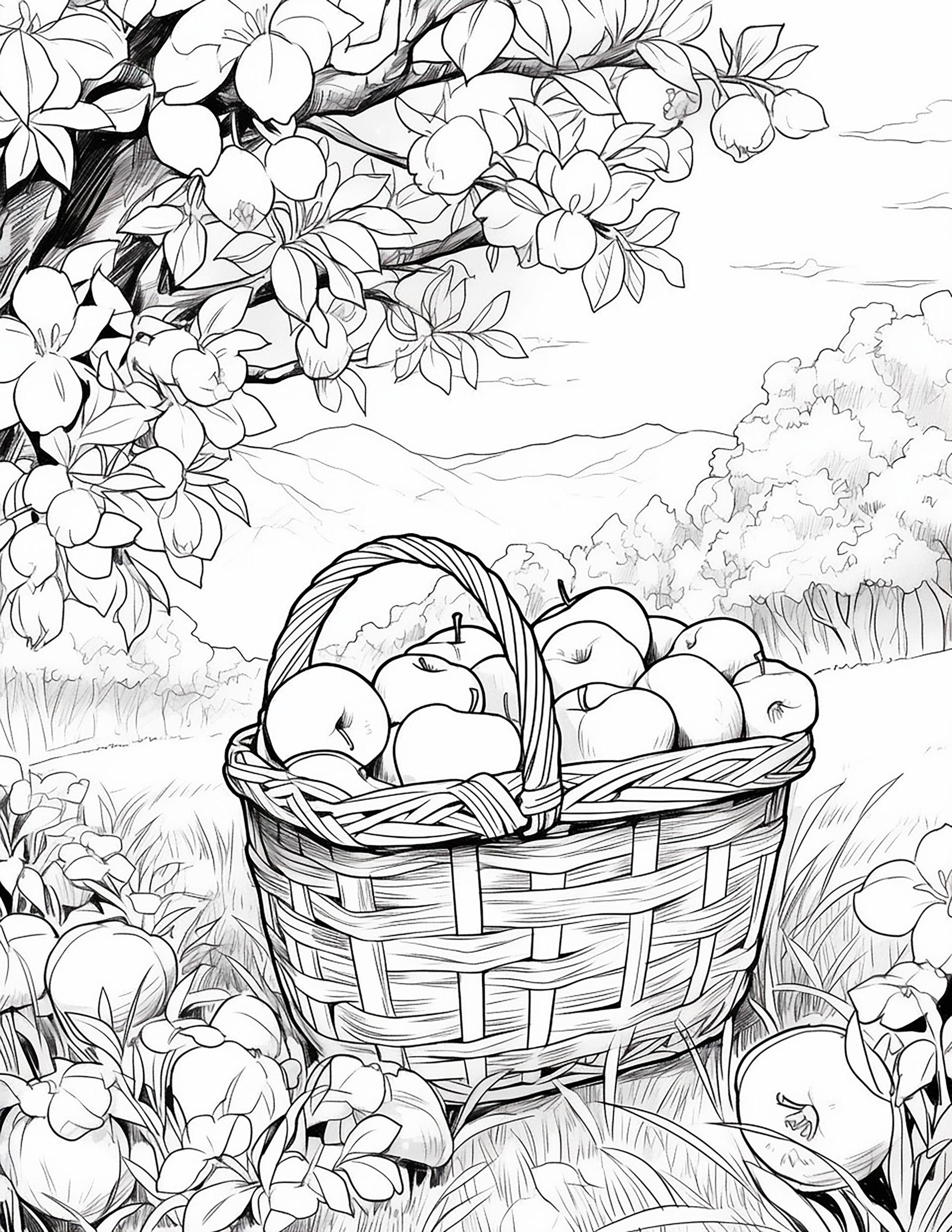 110 Cozy Autumn Coloring Pages | Instant Download PDF With Link to JPG ...