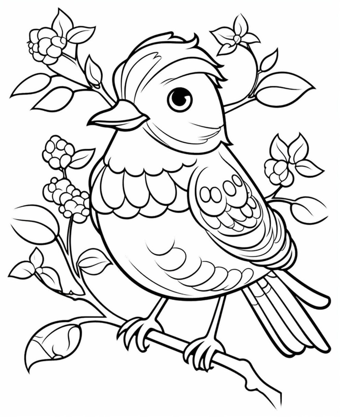 250 Beautiful Bird Designs Printable PDF Coloring Book - Etsy